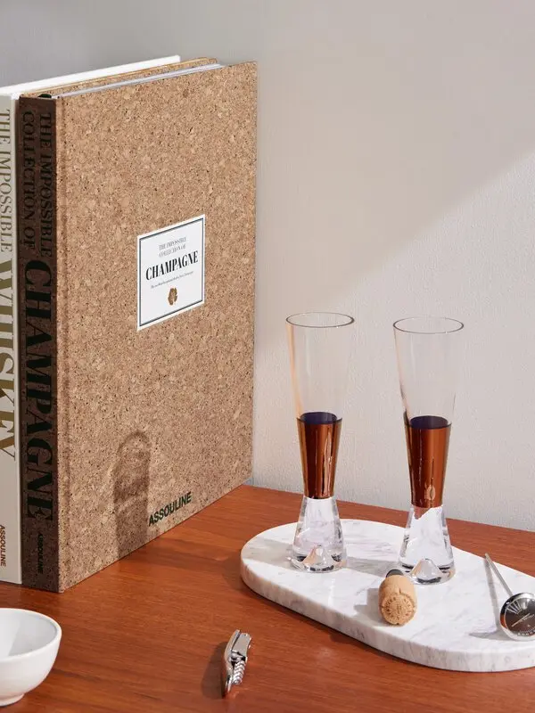 Assouline The Impossible Collection Of Champagne Hardcover Book - Brown