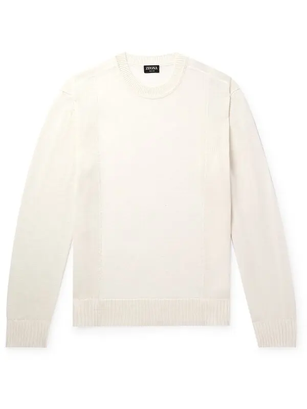 Zegna Linen And Silk-blend Sweater