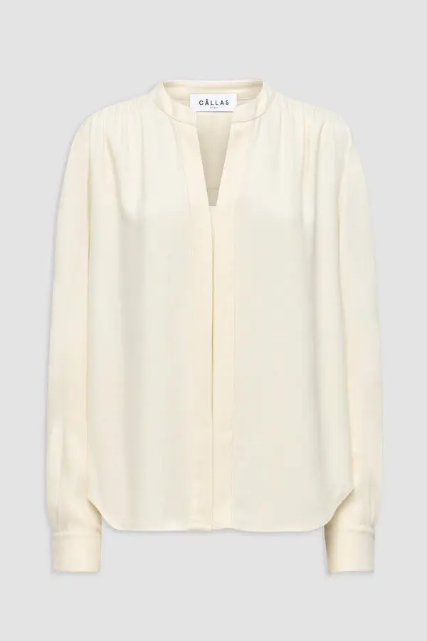 CALLAS MILANO Athena Crewneck Top - Neutral