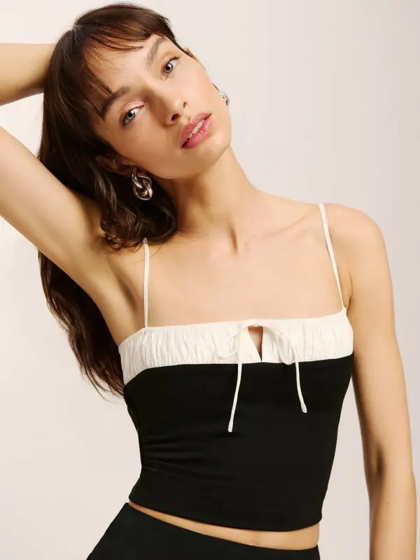 REFORMATION Sadie Knit Top
