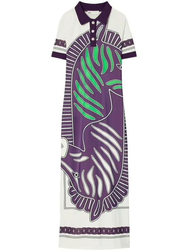 Tory Burch Mesh Polo Dress