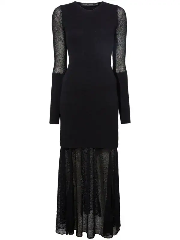 green long knit dress Sage The Label Stretch Knit Midi Dress main image 0