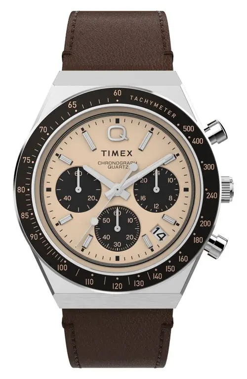 TIMEX® Q Timex Chronograph Strap Watch