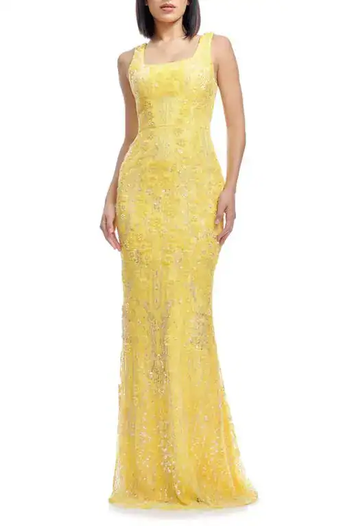 champagne beaded prom dress Off the Shoulder Lace Prom Dresses Beaded Chiffon Formal Evening Ball Gowns  – SheerGirl main image 1