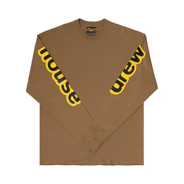 Drew House Long-sleeve Hug Tee 'chaz - Brown