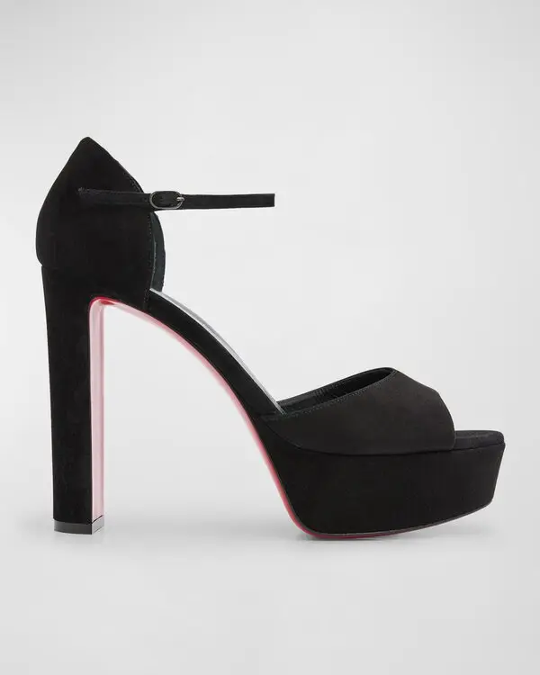CHRISTIAN LOUBOUTIN Sandaloo Platform Sandals - Black