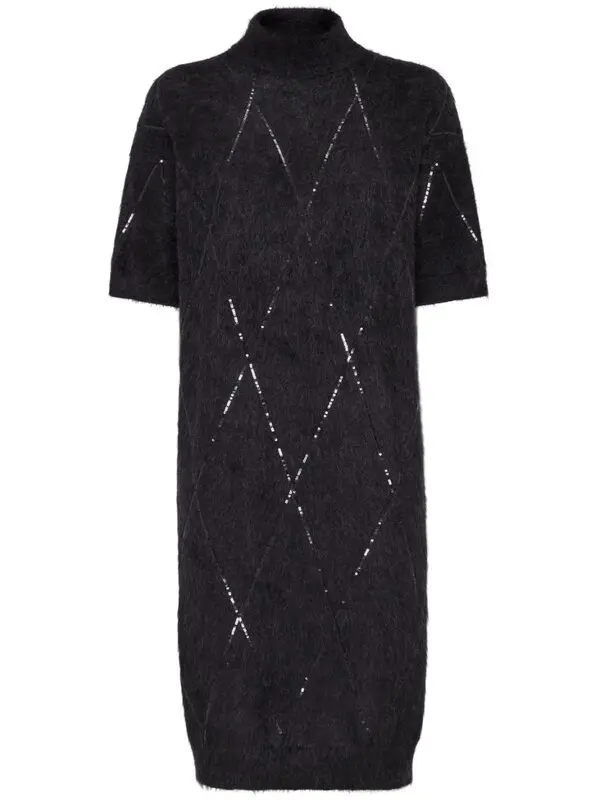 Brunello Cucinelli Sequin-embellished Dress