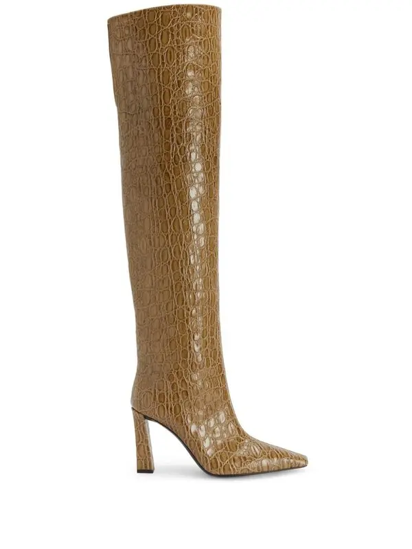 GIUSEPPE ZANOTTI 45mm Janiee Plus Boots - Neutrals