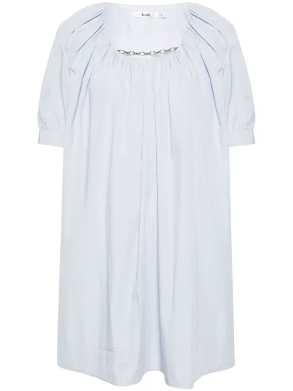 B+AB Chain-link Detail Dress - Blue