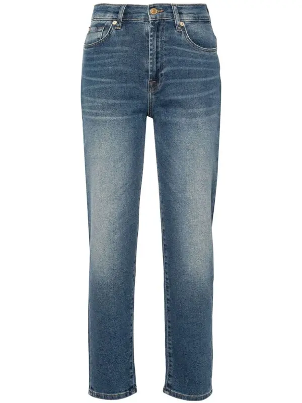 7 For All Mankind Malia High-rise Tapered Jeans