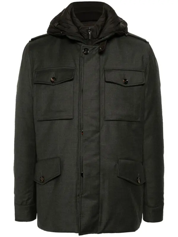 MOORER Isac Padded Jacket - Green