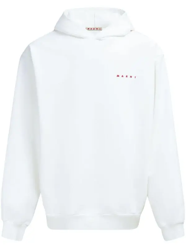 Marni Logo-print Cotton Hoodie