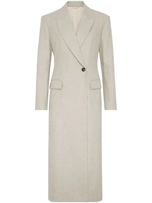 Brunello Cucinelli Long Wool Coat