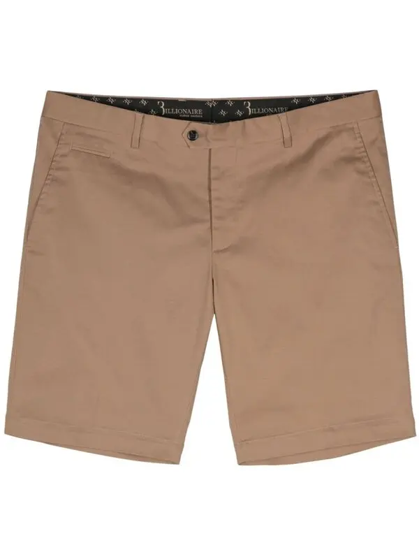 BILLIONAIRE Logo-embroidered Tailored Shorts