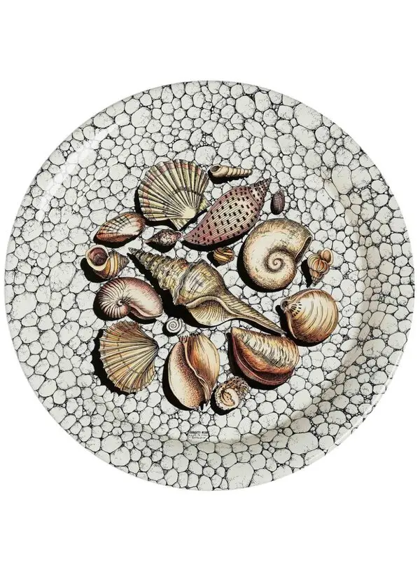 FORNASETTI Conchiglie E Ciotoli Iron Tray