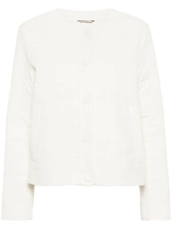 Hugo Boss Check-pattern Padded Jacket