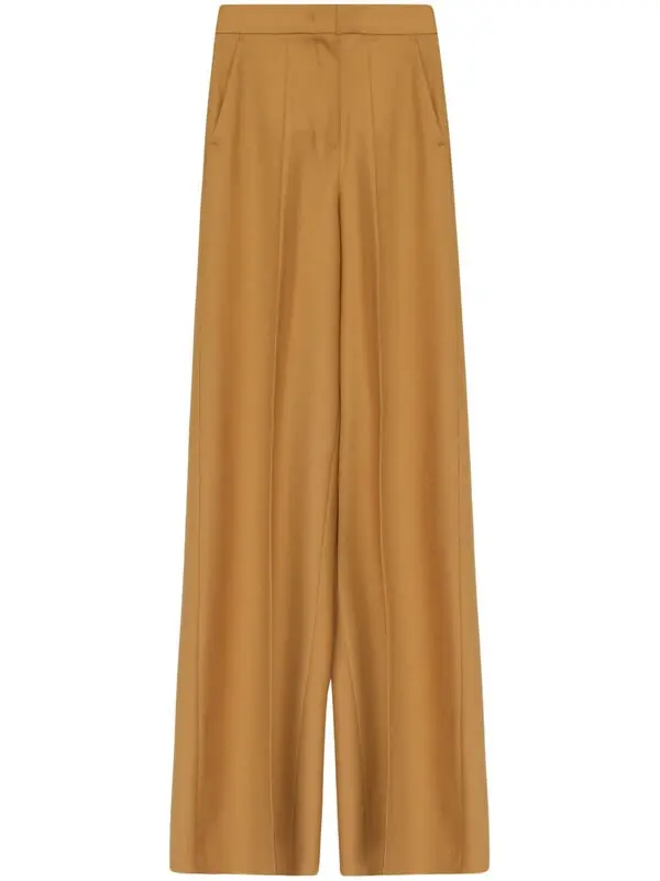 Max Mara Senna High-waisted Trousers - Brown