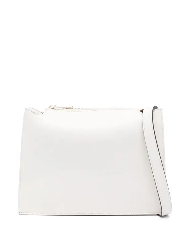 Furla Nuvola Leather Shoulder Bag - Grey
