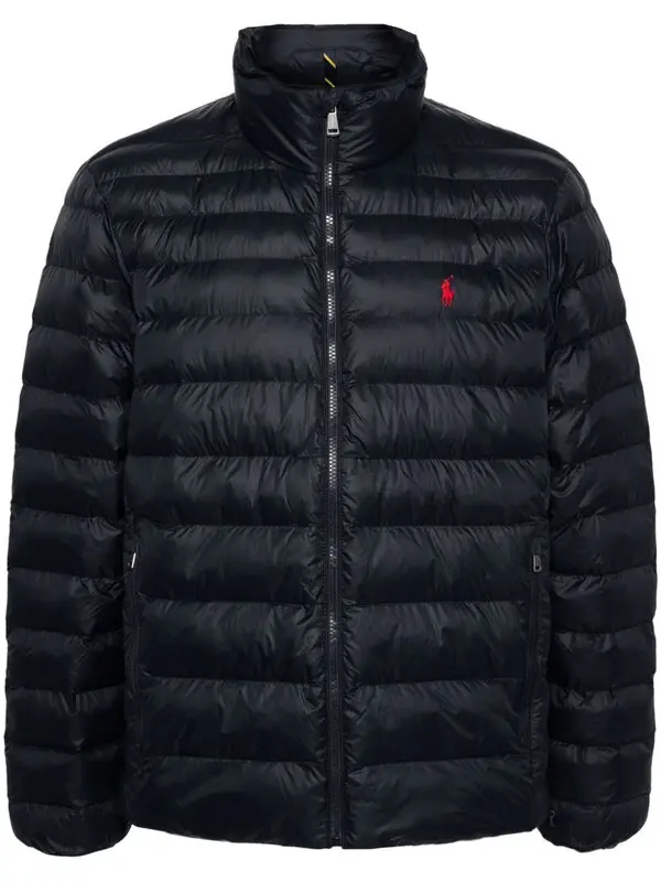 Ralph Lauren Polo Pony-embroidery Padded Jacket - Blue