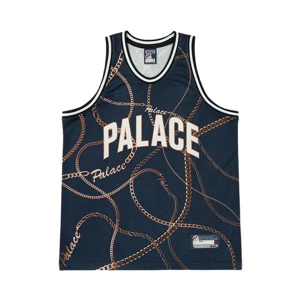 PALACE Chain Basketball Vest - Blue