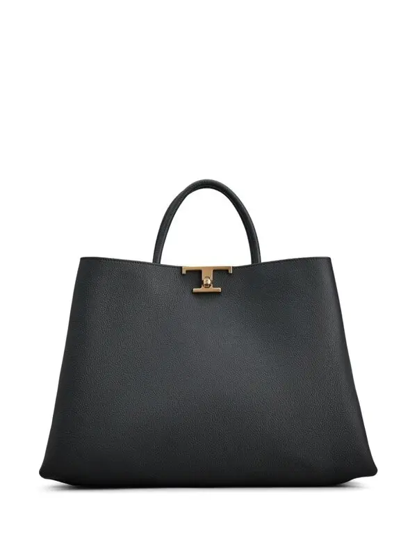 TOD'S T Timeless Medium Leather Tote Bag