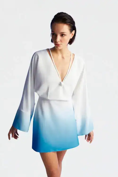 white christmas dresses Calanta - Light Blue main image 0