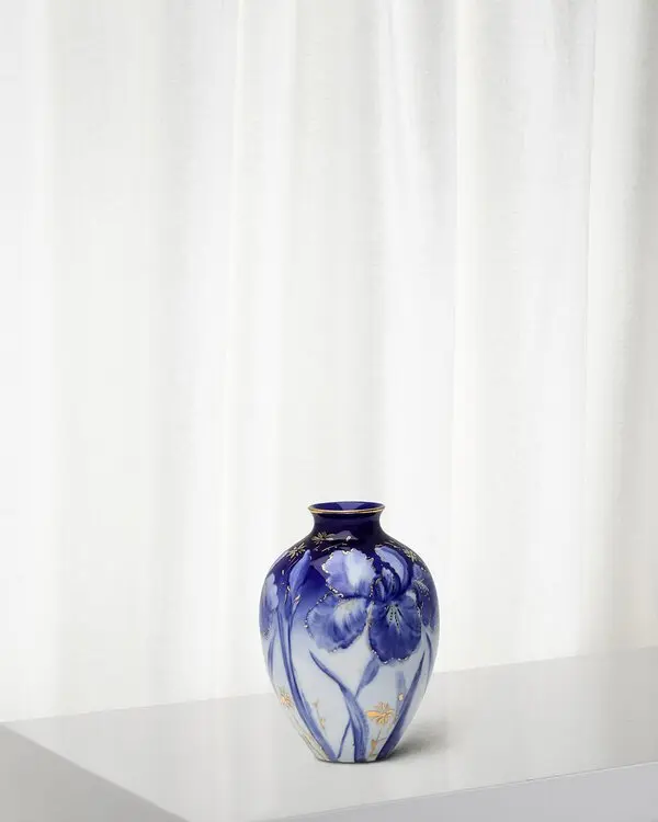 WINWARD HOME Handpainted Celadon Vase, 9