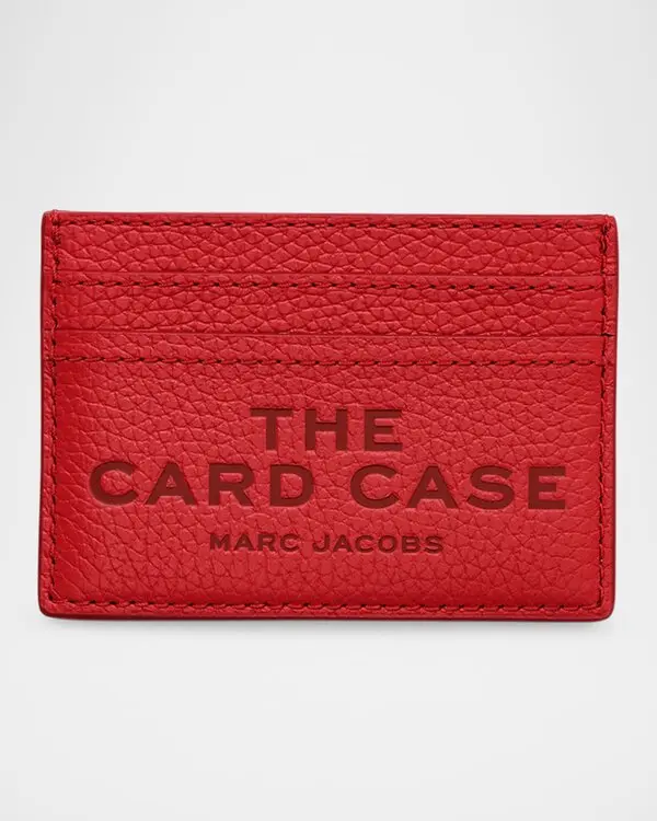 Marc Jacobs The Leather Card Case - True Red