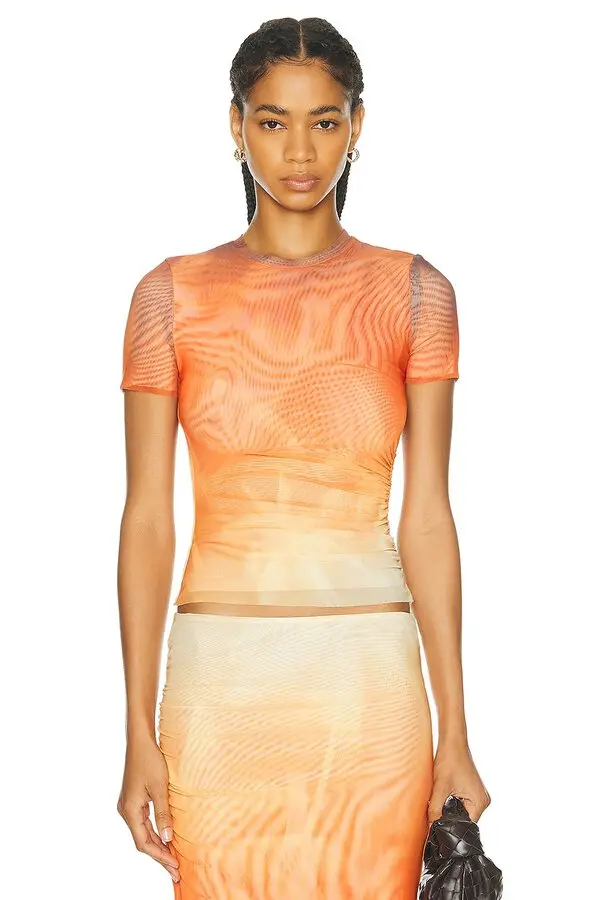 SEROYA Kate Mesh Baby Tee Top