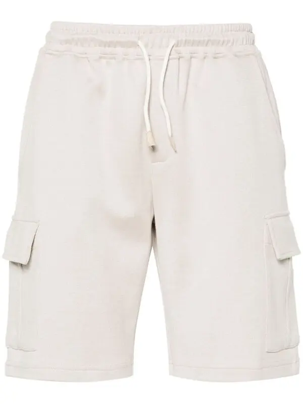 Eleventy Cargo Track Shorts - Neutrals