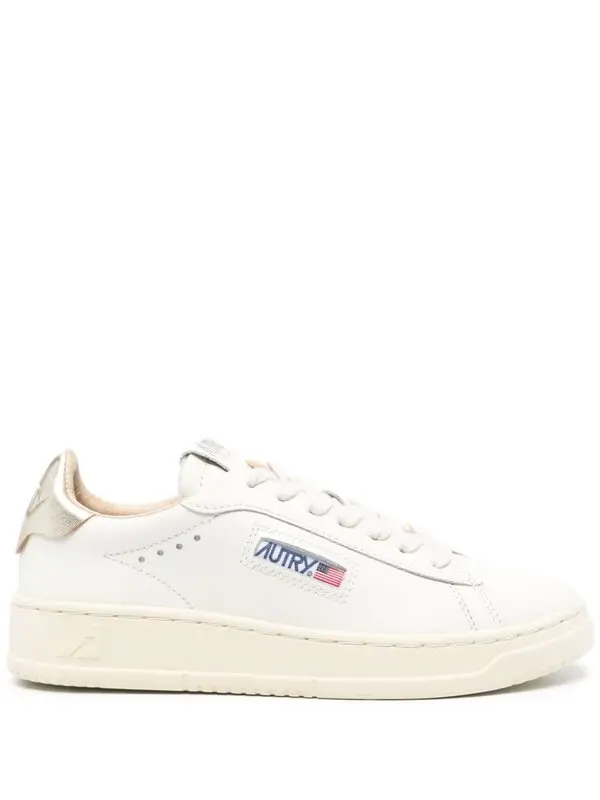 AUTRY Dallas Leather Sneakers - Neutrals