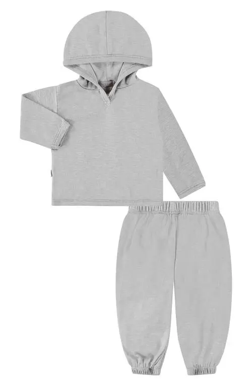 PAIGELAUREN Overdye Hoodie And Pants Set - Gray