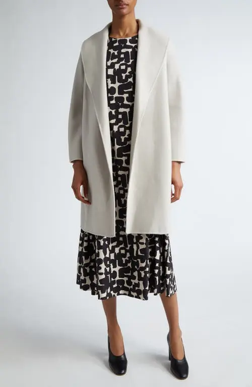 Max Mara Messi Virgin Wool Coat - Medium Grey