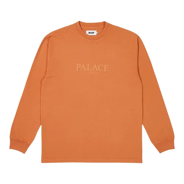 PALACE Washed London Long-sleeve 'melted Sugar - Orange