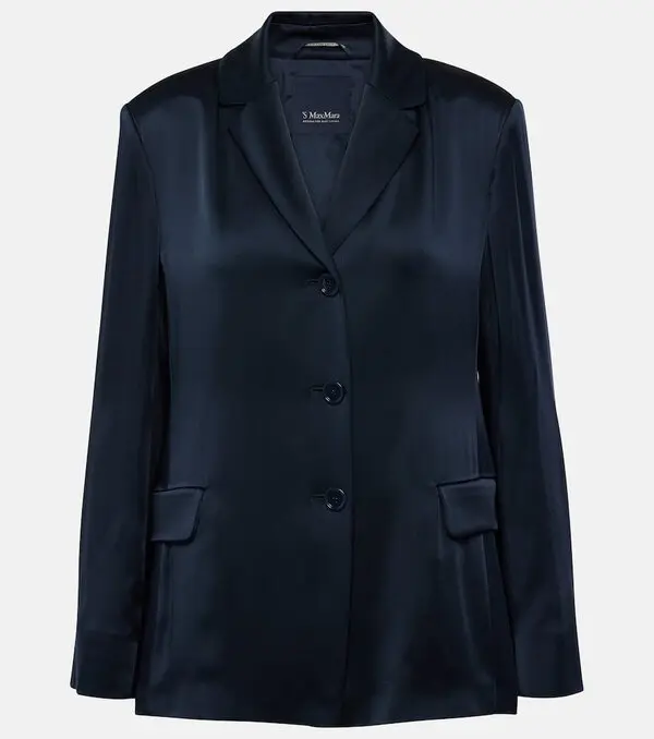 Max Mara Guido Satin Blazer
