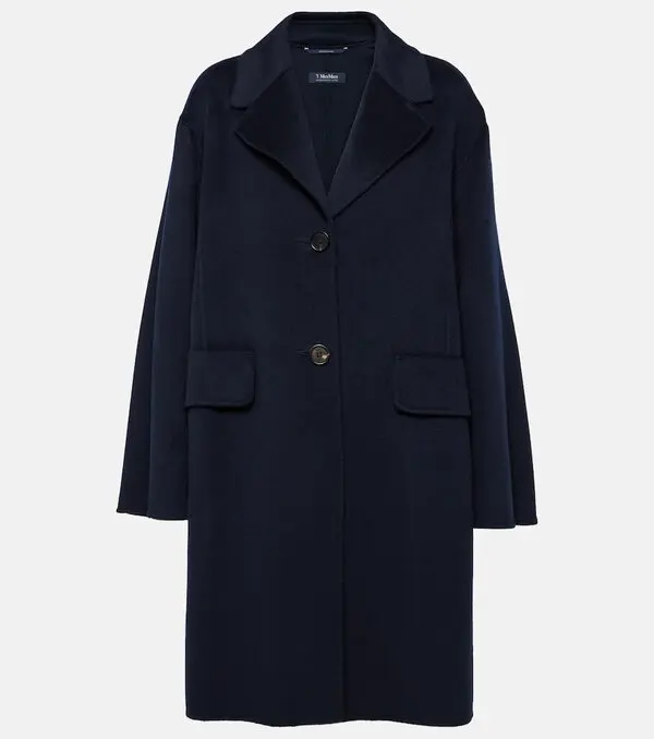 Max Mara Virgin Wool Coat - Blue