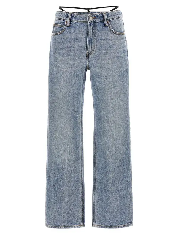 Alexander Wang Prestyle Diamante Charm' Jeans