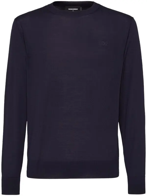 Dsquared2 Fine-knit Jumper - Blue