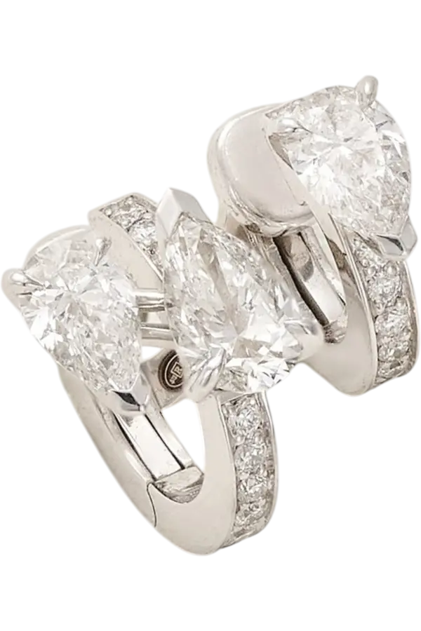 REPOSSI Serti Sur Vide 18-karat White Diamond Single Earring - Gold