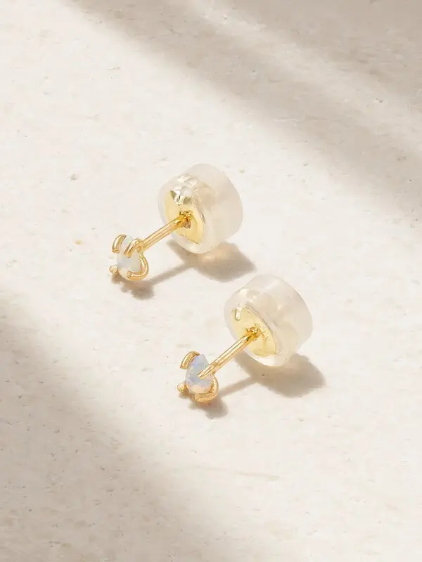 MELISSA JOY MANNING 14-karat Recycled Opal Stud Earrings