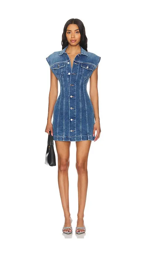 Etica Gabriela Dress In Denim-Medium In Coba - 30% Off | Editorialist