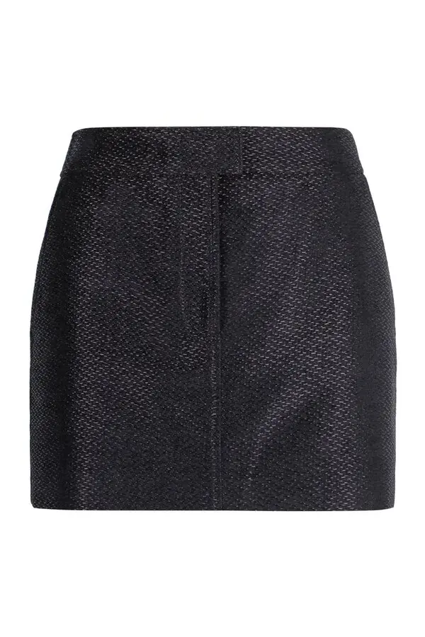 TOM FORD Viscose Knit Miniskirt - Blue