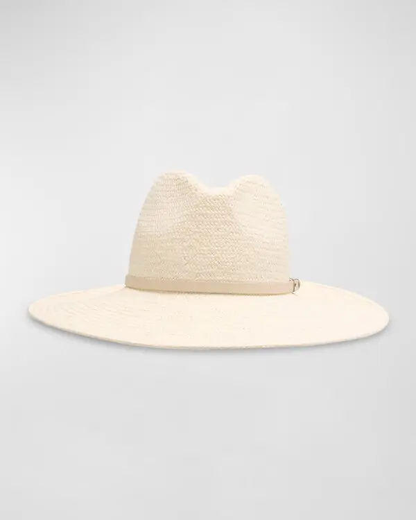 Rag Bone Spire Straw Fedora Ivory Editorialist
