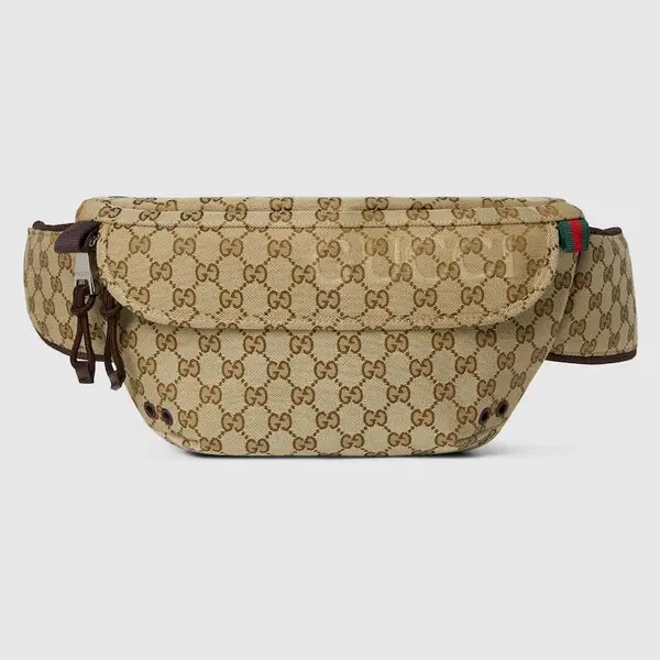 Gucci Gg Canvas Large Belt Bag - Beige