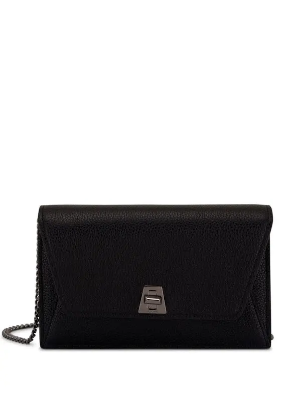 Akris Anouk Leather Clutch - Black