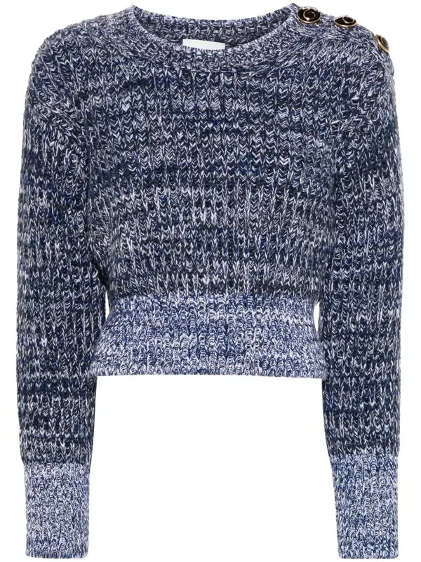 Erdem Mélange-effect Wool Jumper