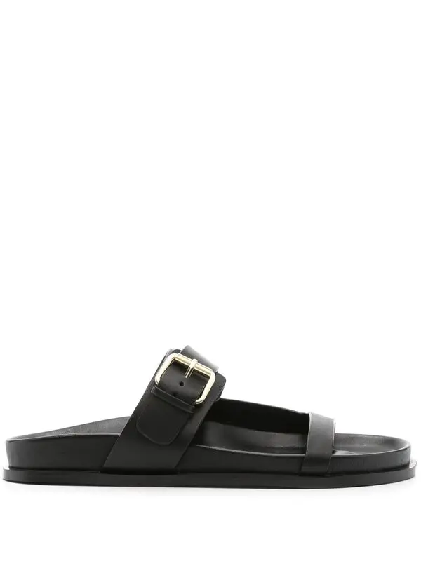 A.emery The Prince Leather Sandals - Black