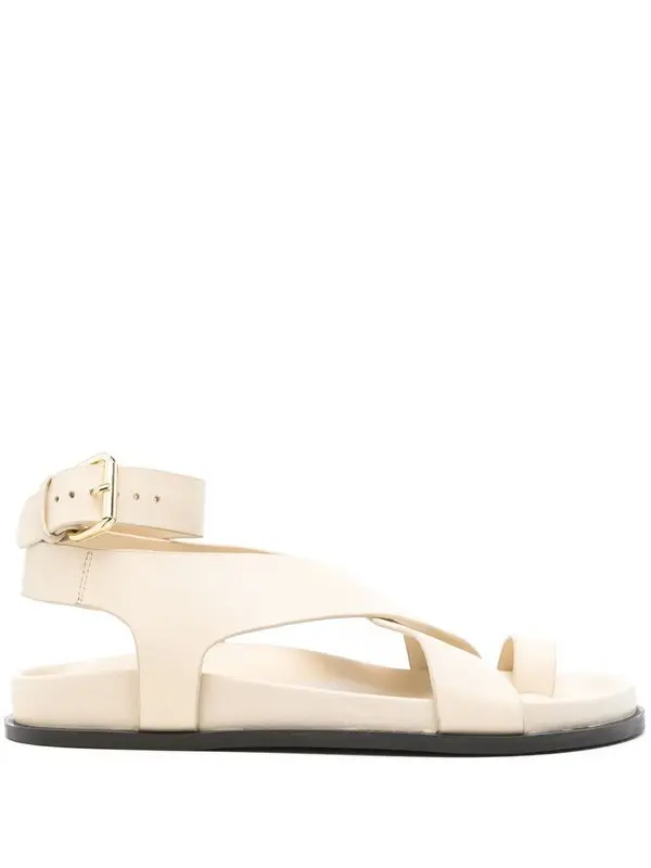 A.emery Jalen Leather Sandals - Neutrals