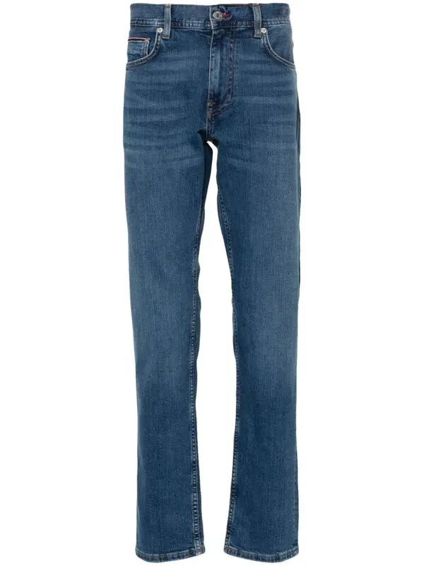Tommy Hilfiger Logo-patch Straight Jeans