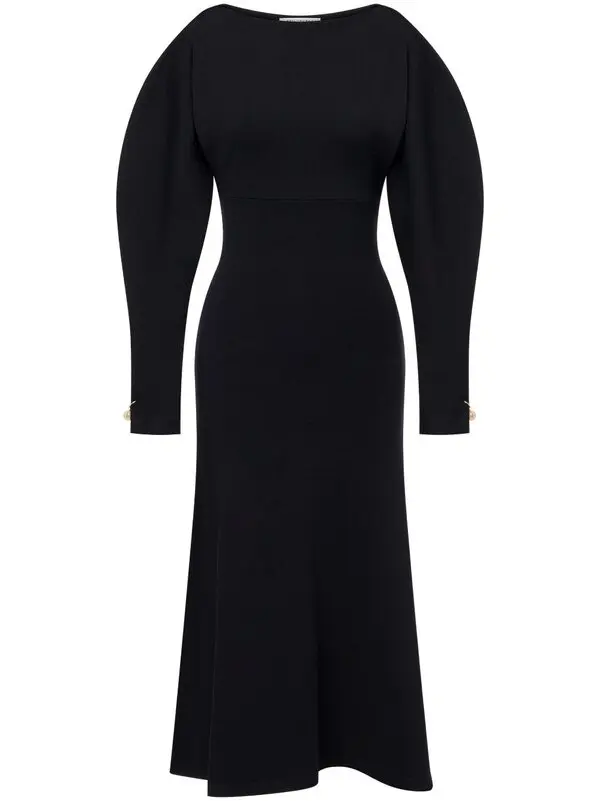 Philosophy Di Lorenzo Serafini Belted Midi Dress - Black
